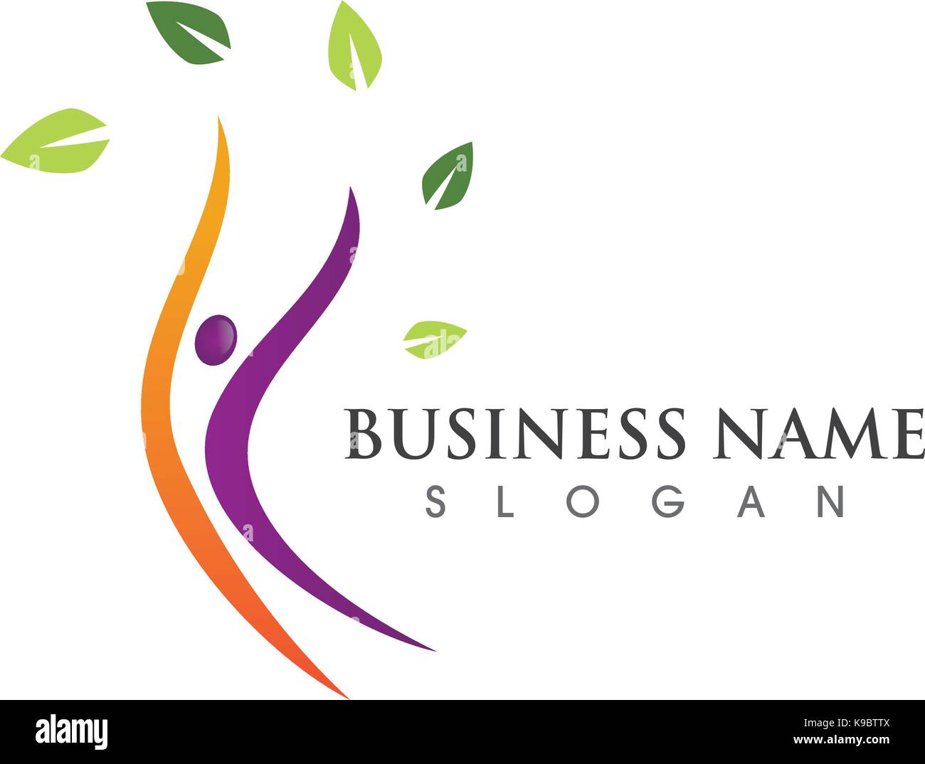 Fun people Healthy Life Logo template vector icon Stock Vector Image ...