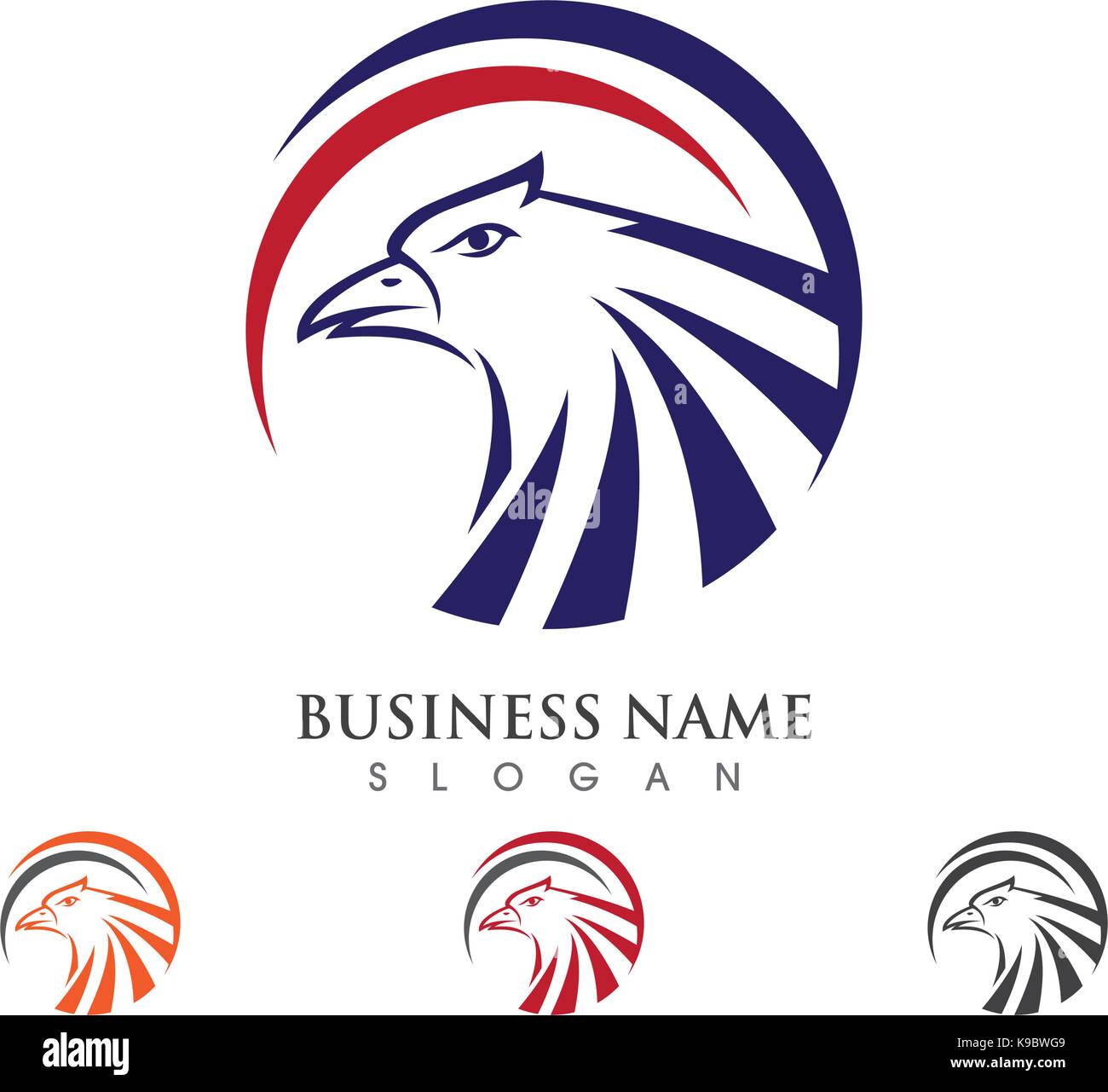 falcon eagle icon Template design illustration Stock Vector Image & Art ...
