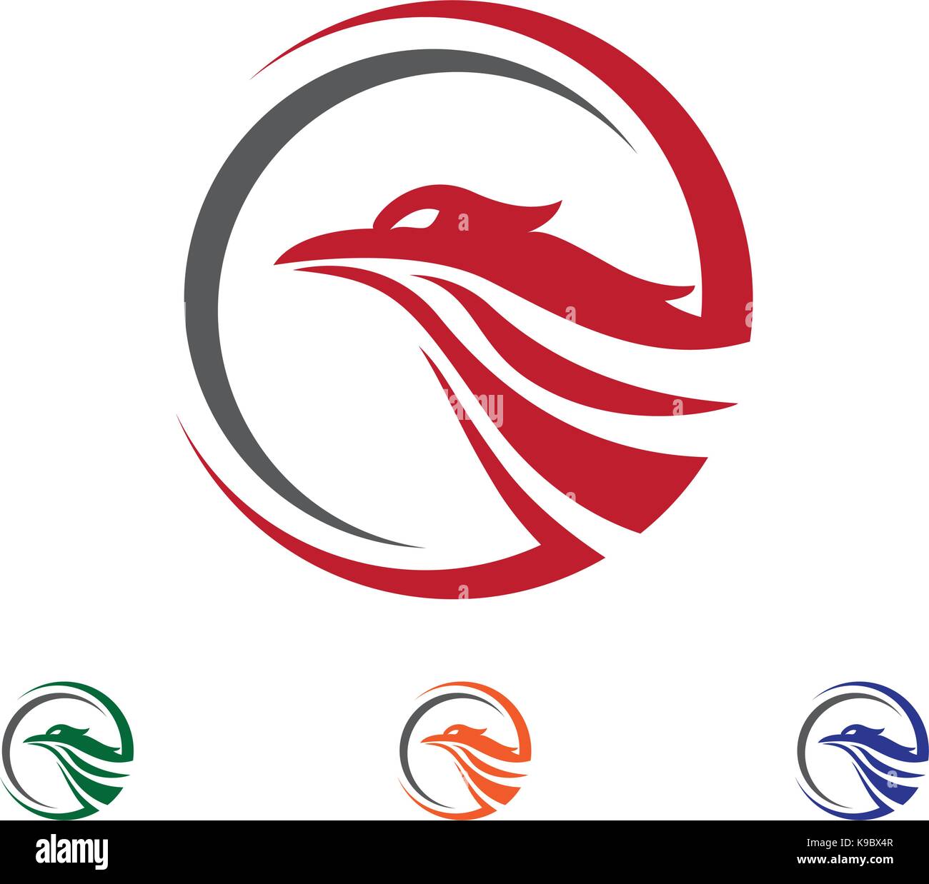 falcon eagle icon Template design illustration Stock Vector Image & Art ...