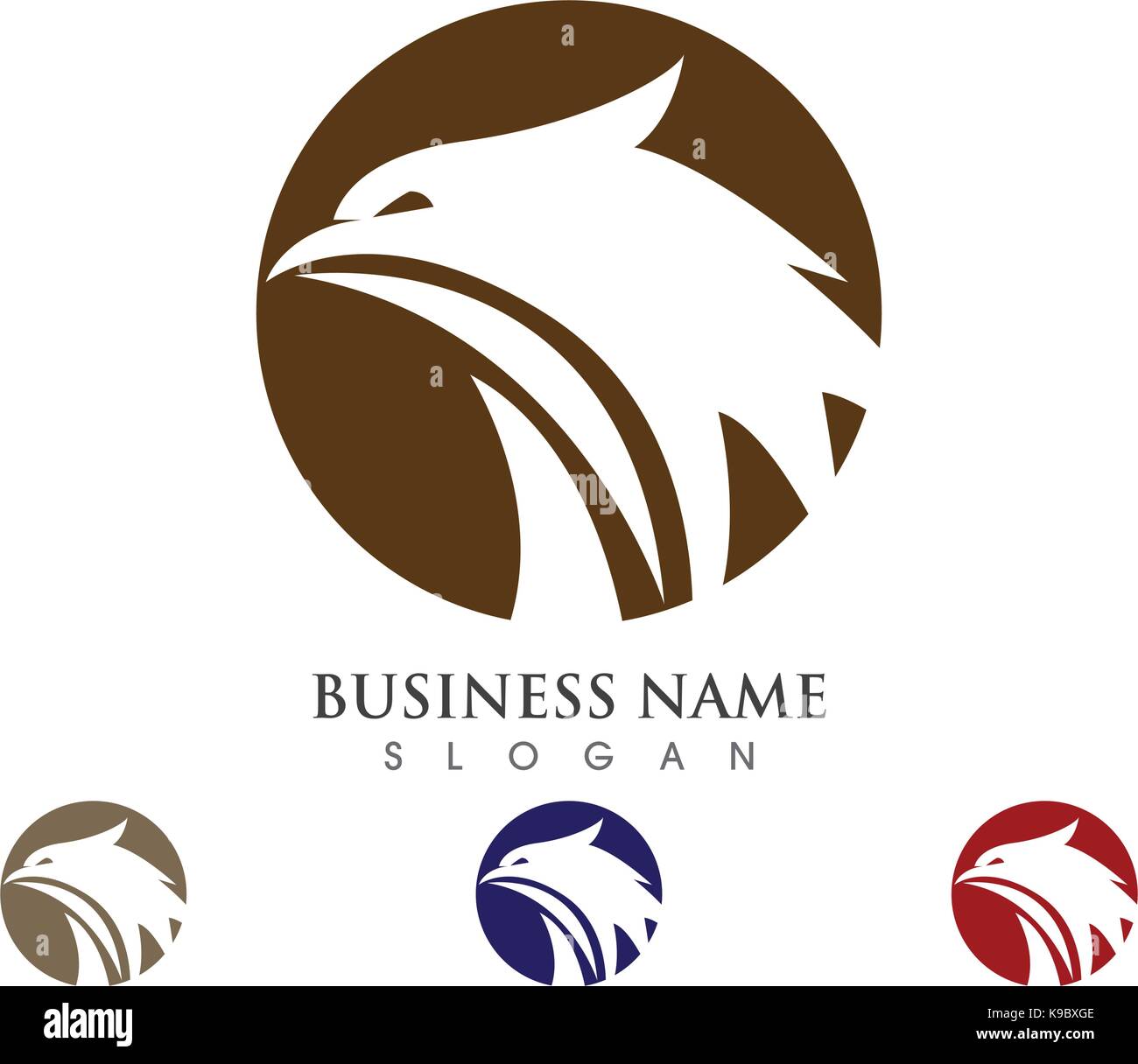 falcon eagle icon Template design illustration Stock Vector Image & Art ...