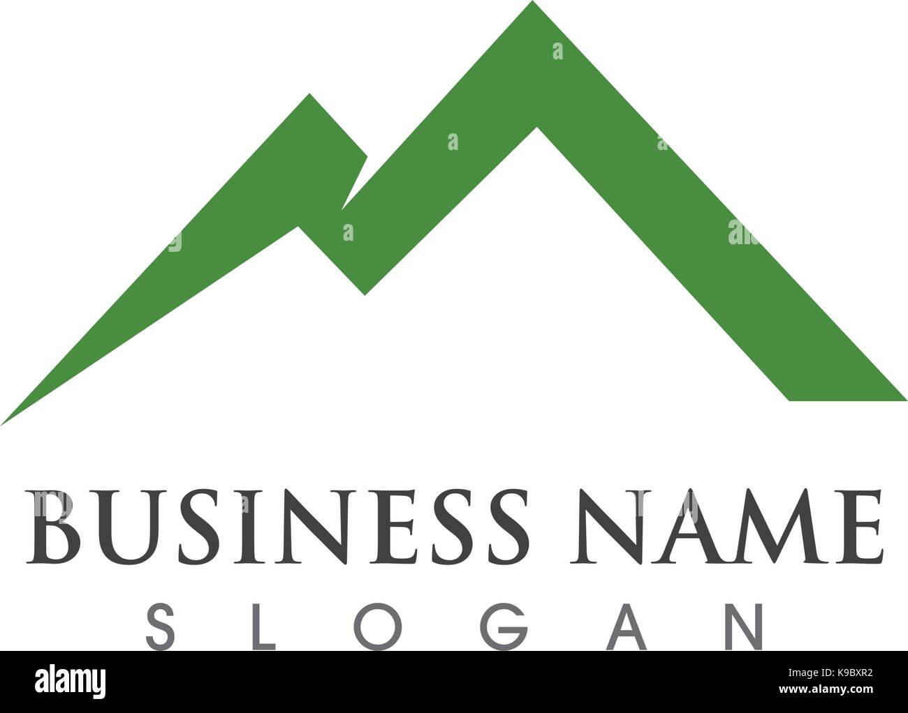 Mountains Logo Template Stock Vector Image & Art - Alamy
