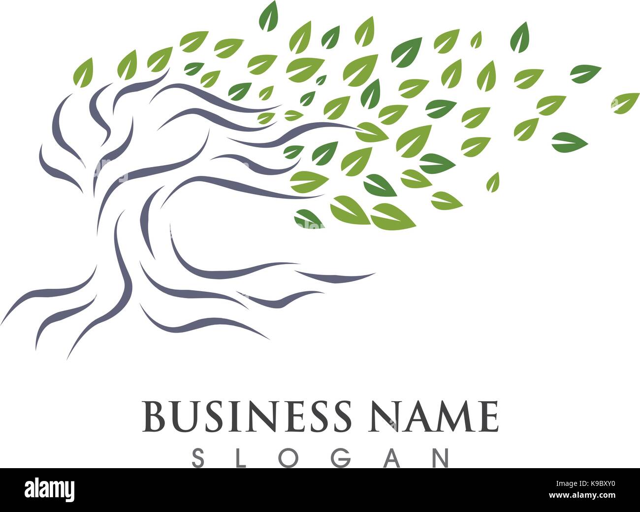 Tree icon logo template vector illustration Stock Vector Image & Art ...