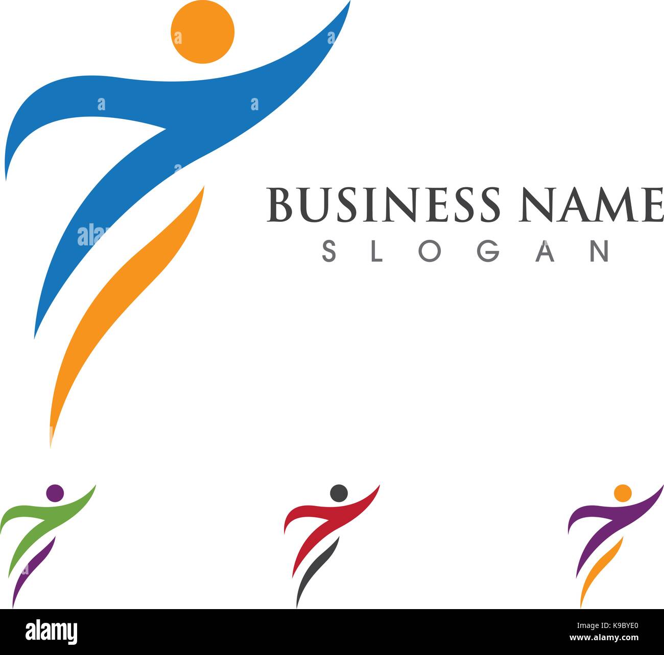 healthy Logo icon Template design illustration Stock Vector Image & Art ...