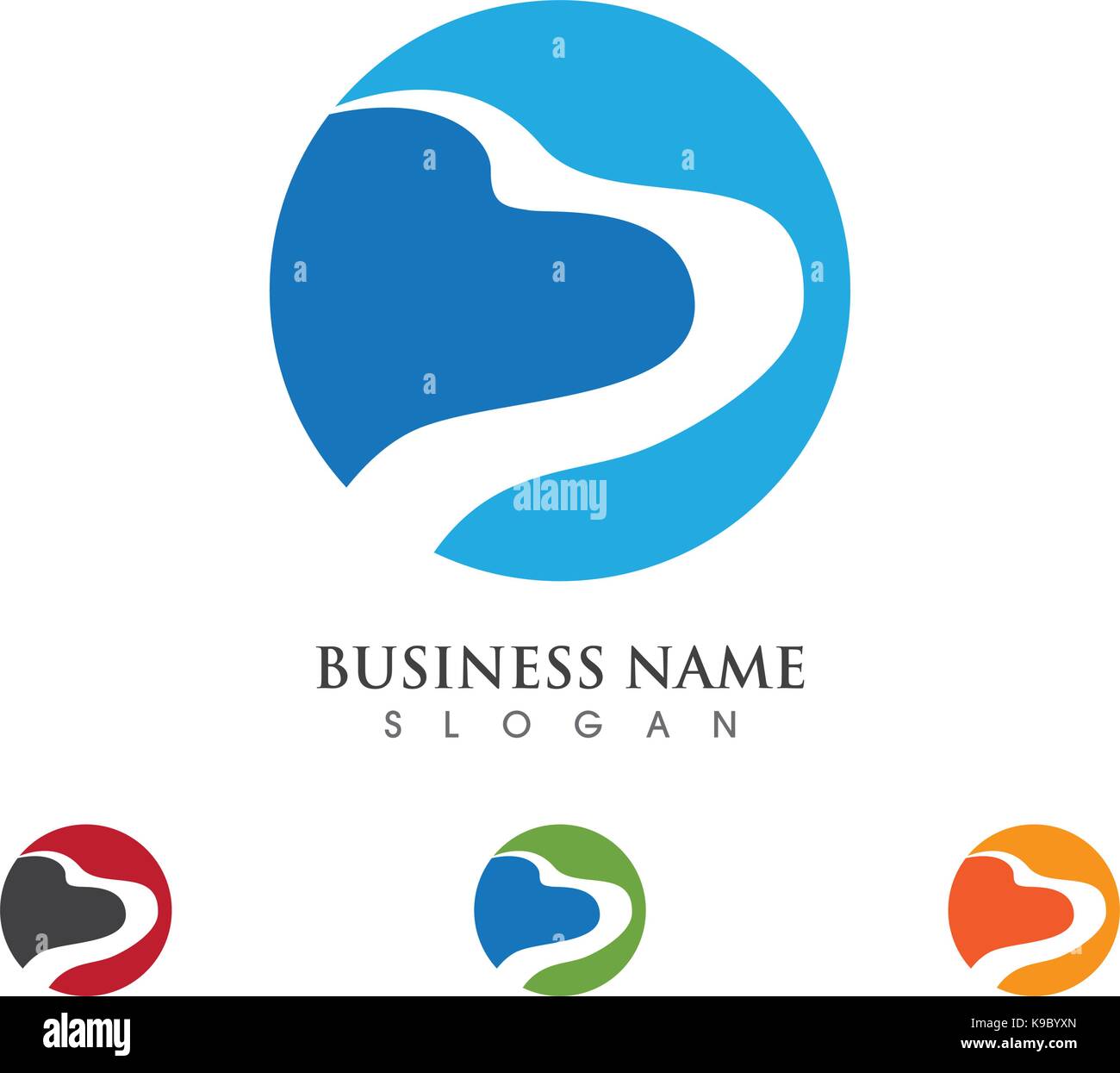 Water Wave symbol and icon Logo Template vector Stock Vector Image ...
