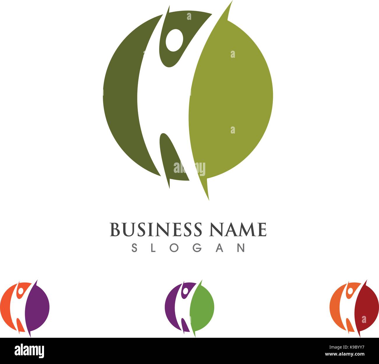 healthy Logo icon Template design illustration Stock Vector Image & Art ...