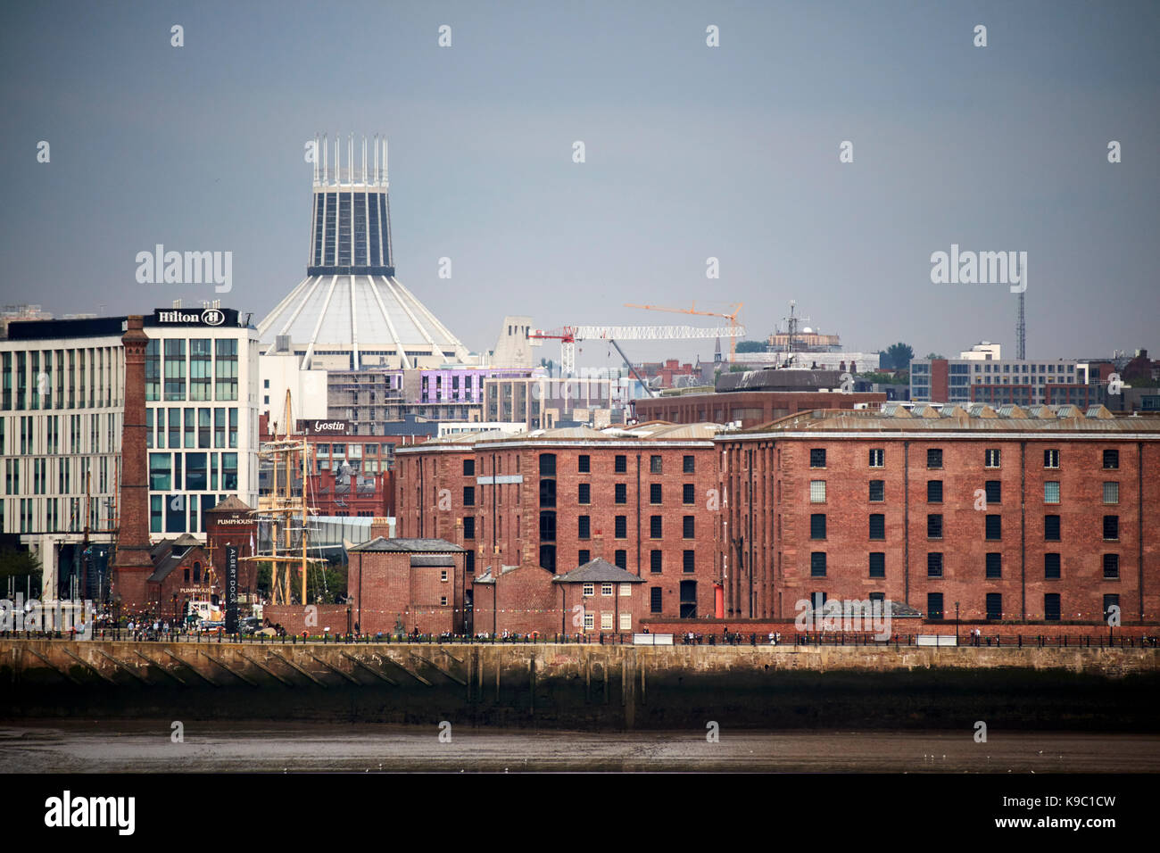 albert dock building complex hilton hotel and liverpool catholic ...