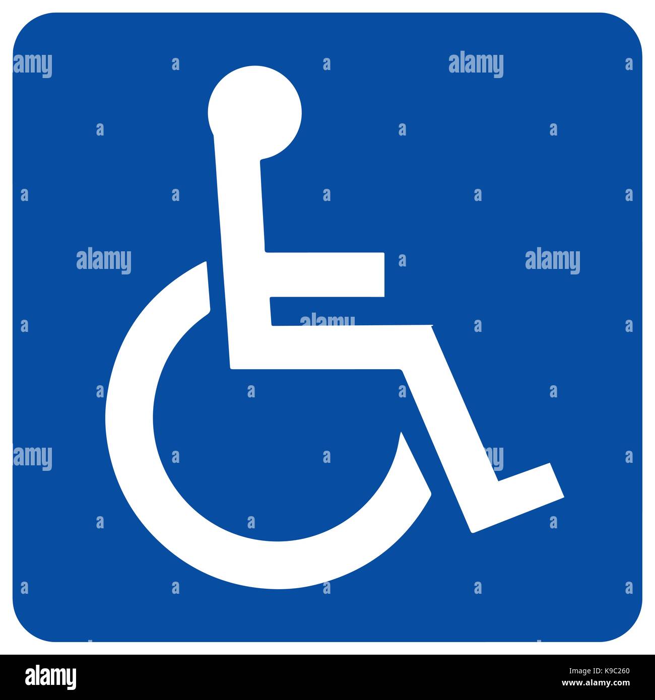 disability warning sign Stock Vector Image & Art - Alamy