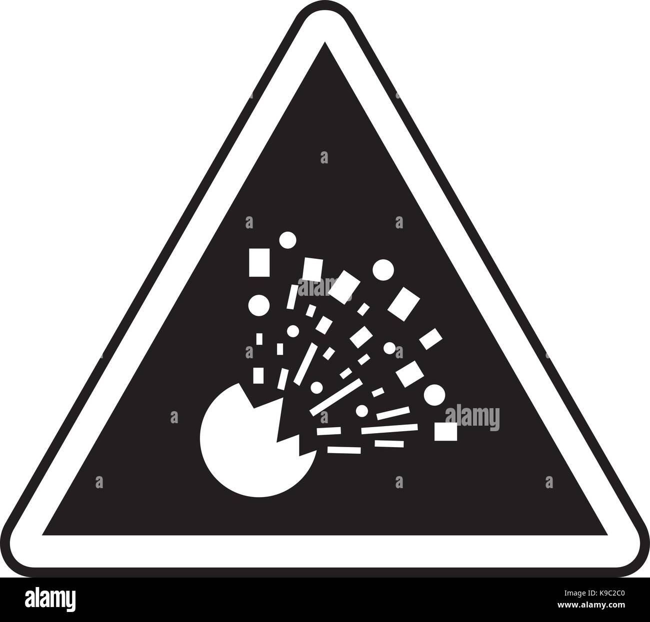 Explosion warning sign hi-res stock photography and images - Alamy
