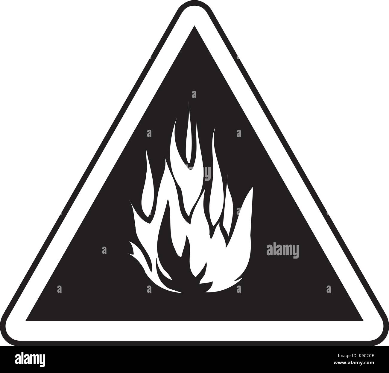 Fire in the area Stock Vector Images - Alamy