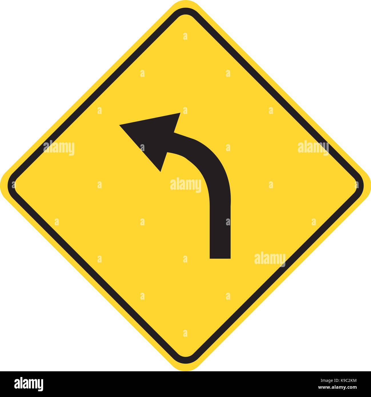 Left turn only signs hi-res stock photography and images - Alamy