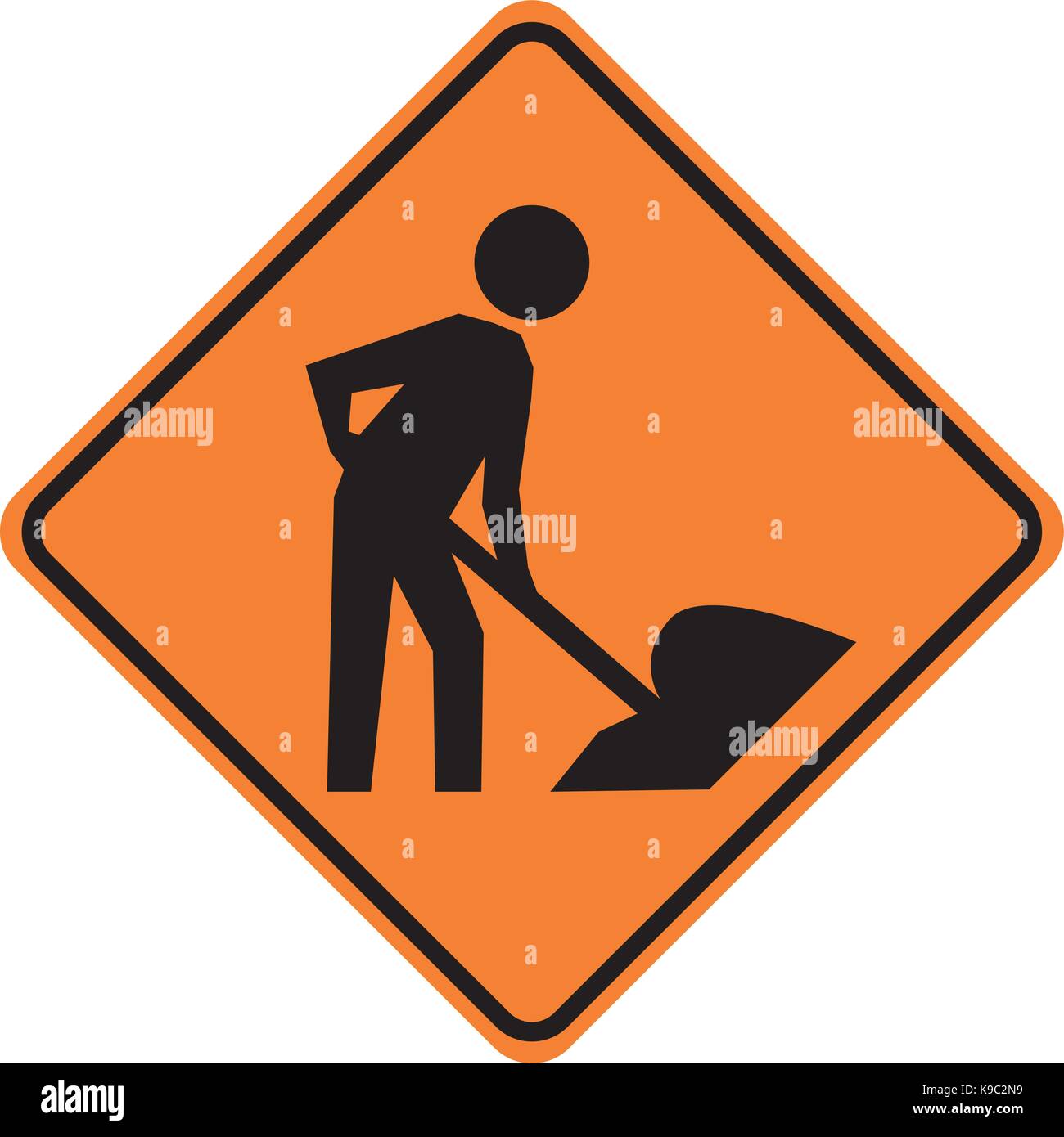 mens working warning sign Stock Vector Image & Art - Alamy