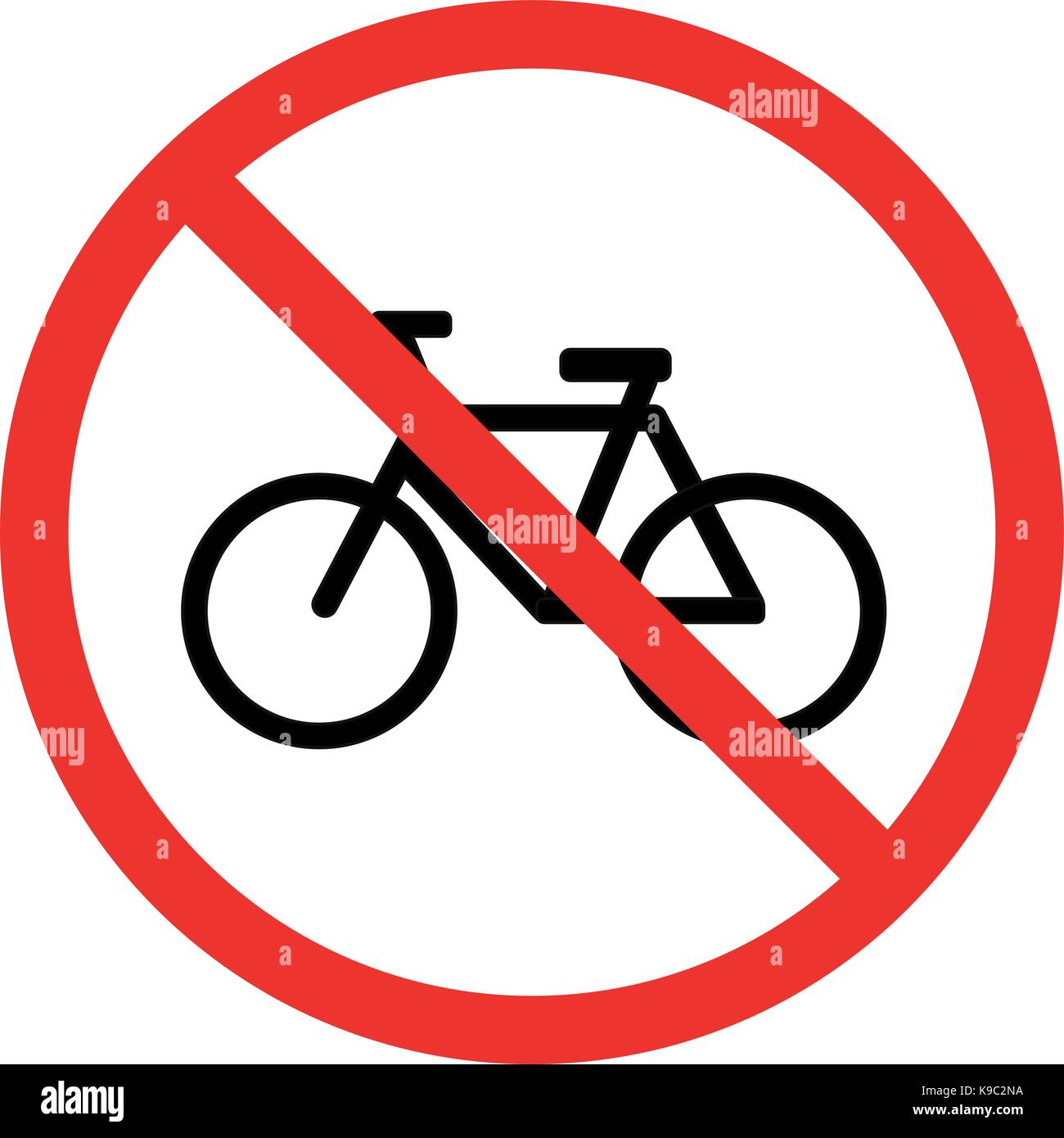 Bike allowed Stock Vector Images - Alamy