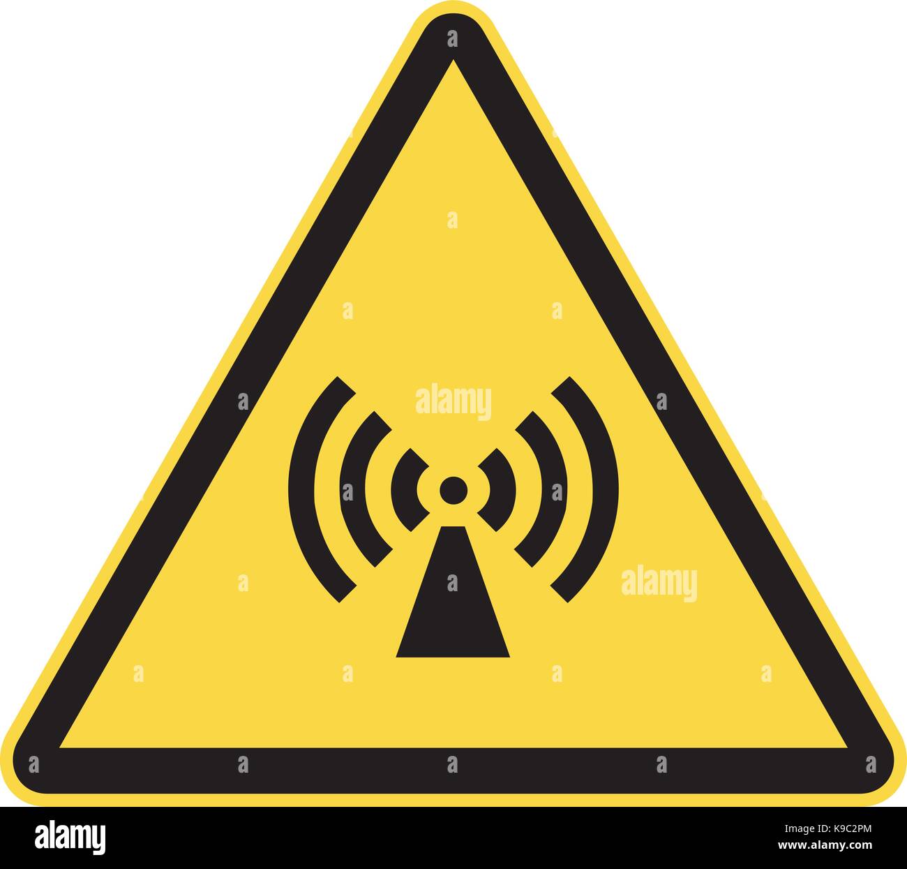 Non ionizing radiation warning sign Stock Vector Image & Art - Alamy Non ionizing radiation warning sign Stock Vector Image & Art - Alamy