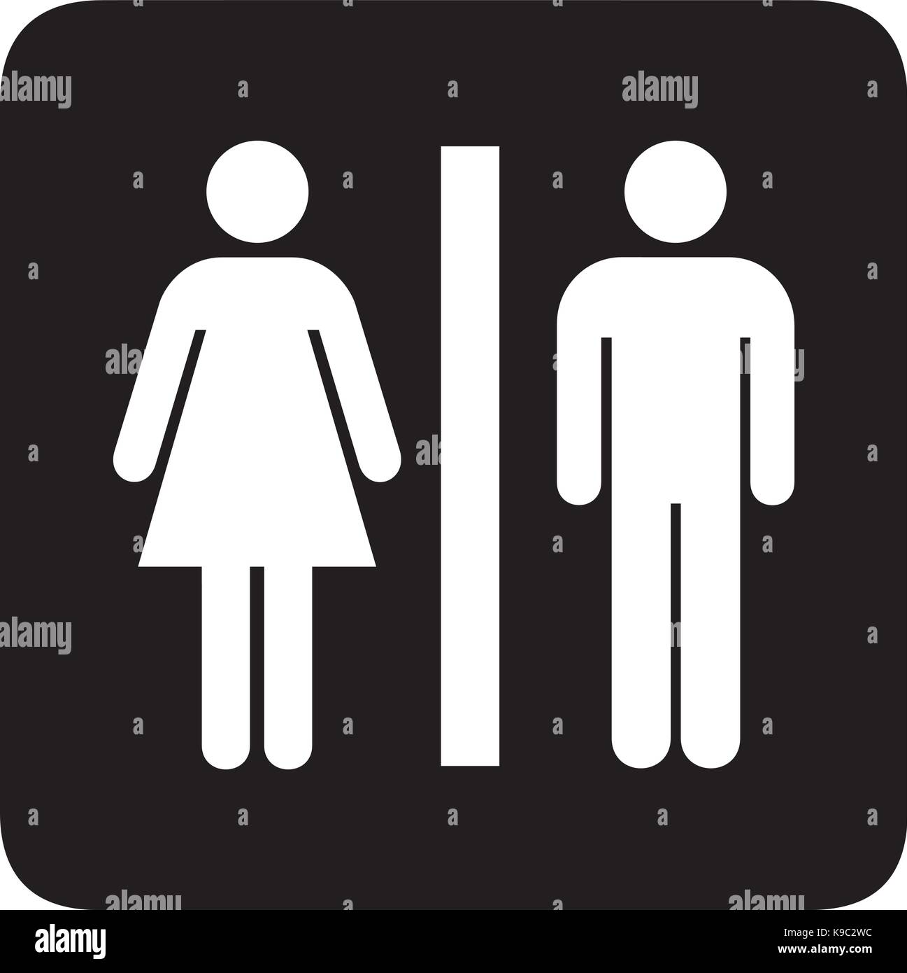 Toilet and restrooms information sign Stock Vector Image & Art - Alamy