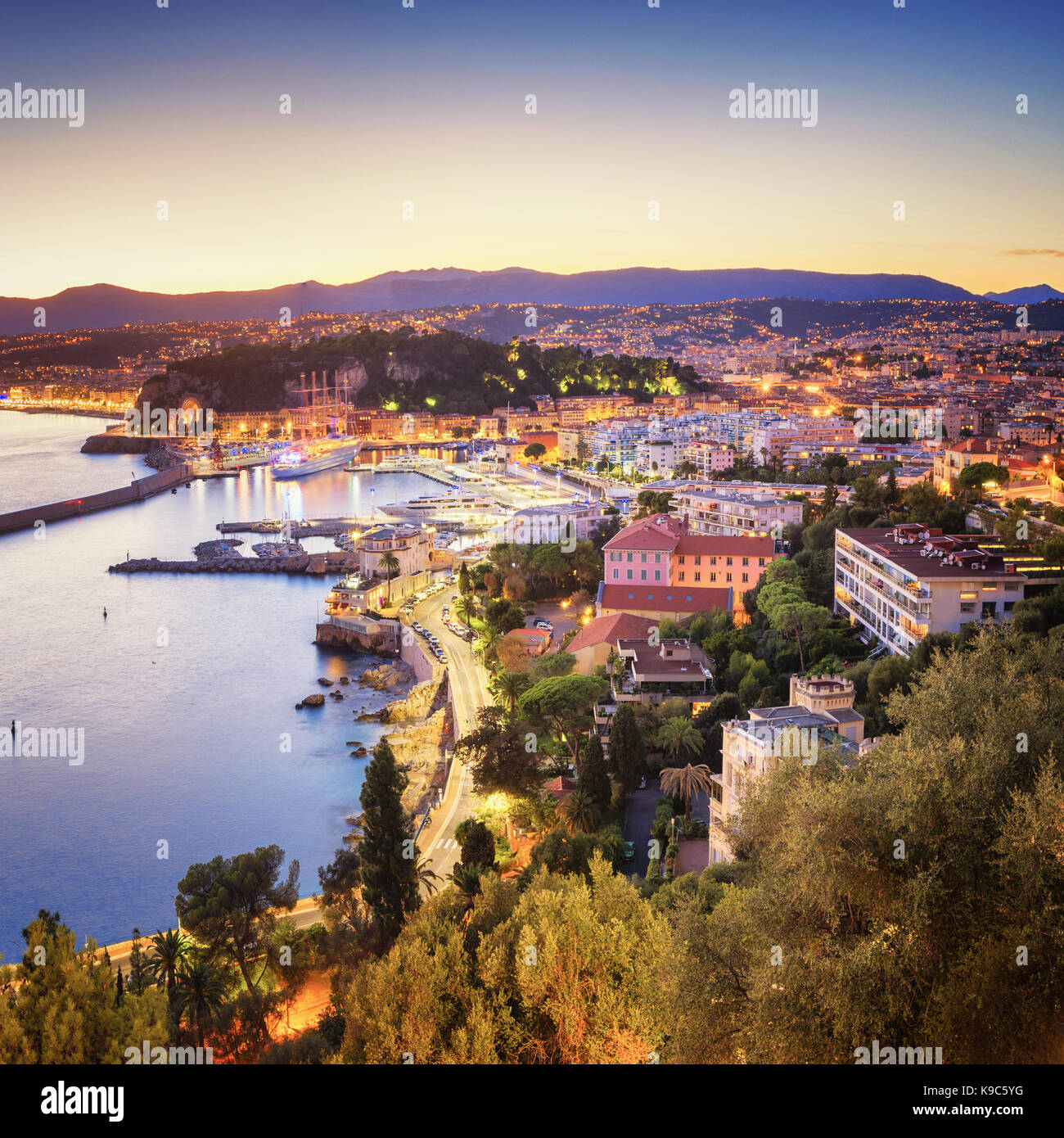France sunset hi-res stock photography and images - Alamy