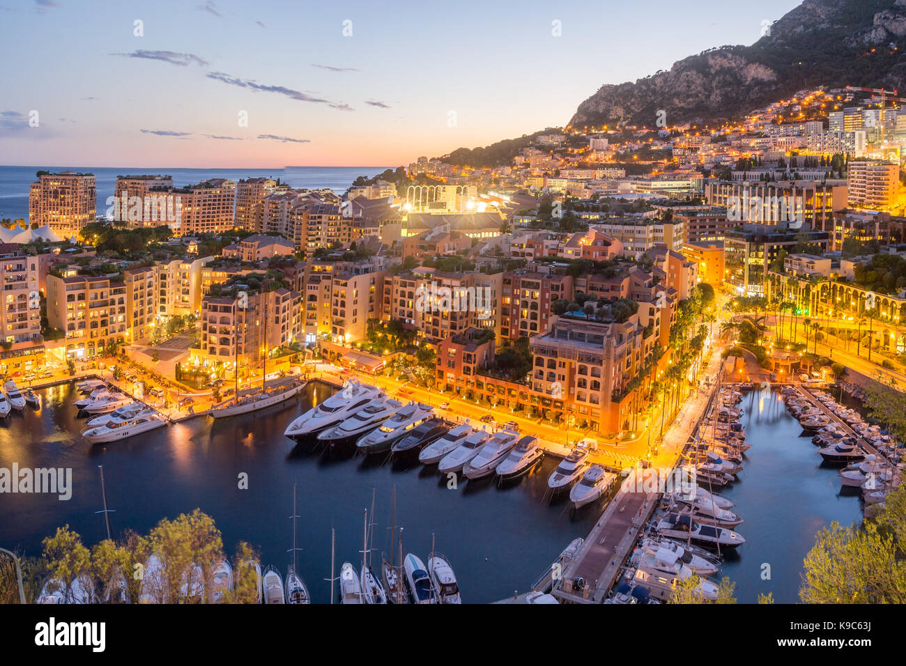 Monte carlo monaco sunset hi-res stock photography and images - Alamy