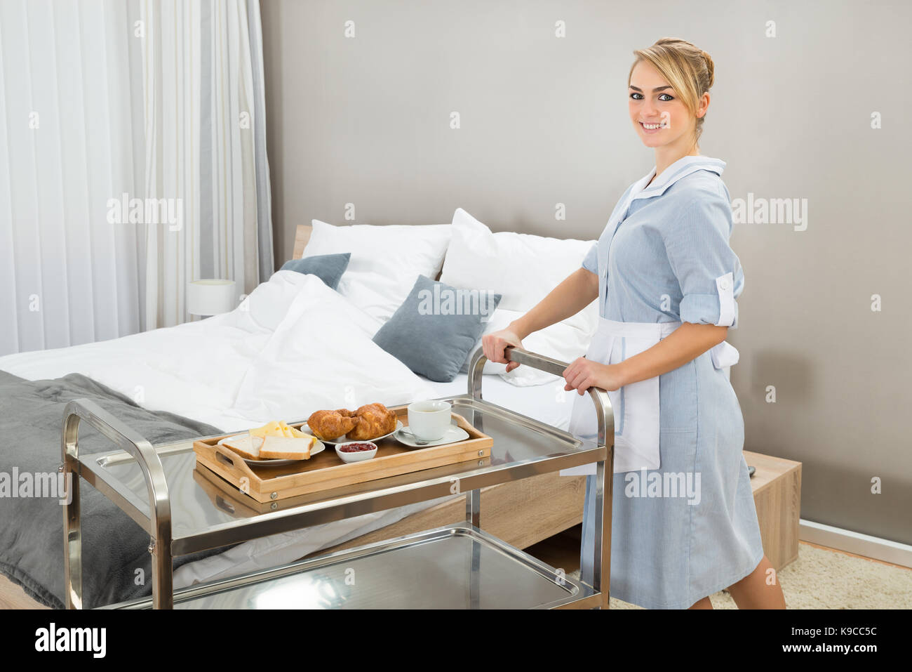 Tea trolley hi-res stock photography and images - Alamy