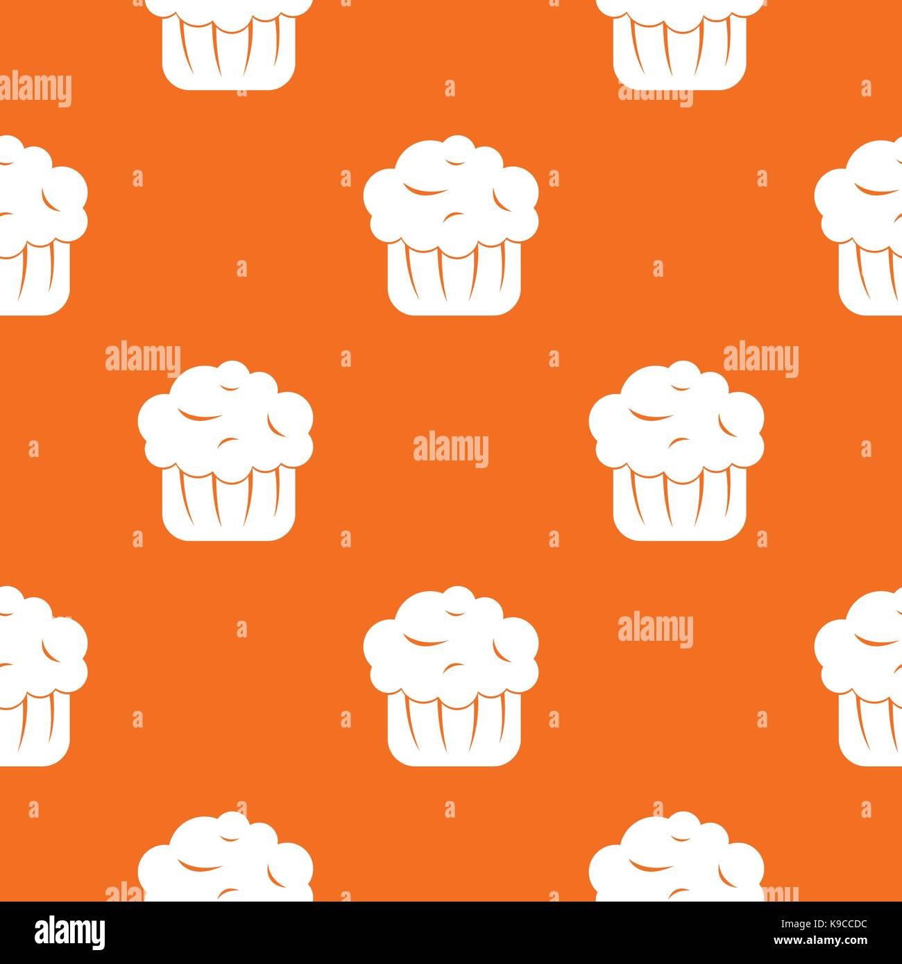Cupcake pattern seamless Stock Vector Image & Art - Alamy
