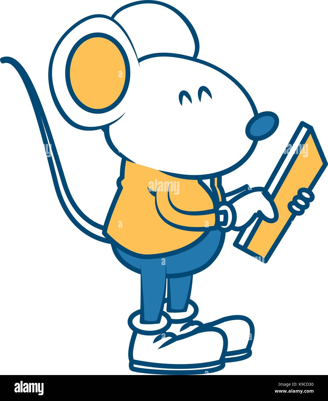 Cute mouse worker cartoon Stock Vector Image & Art - Alamy