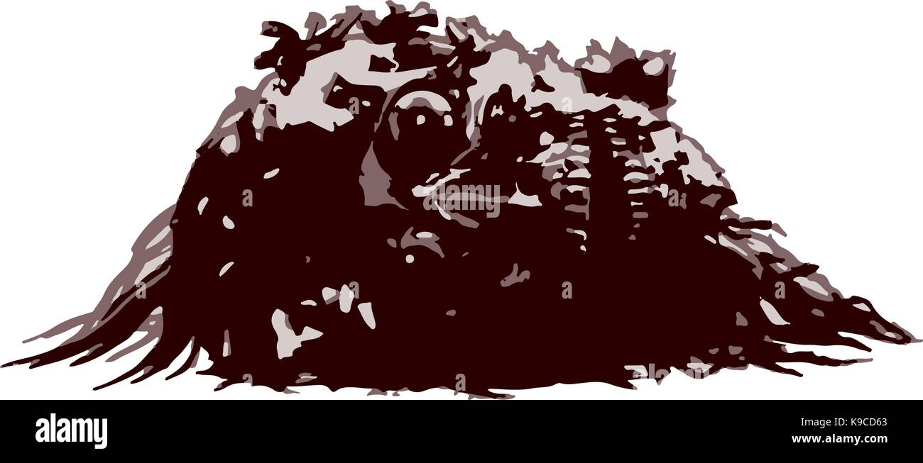 Human bones pile Stock Vector Images - Alamy