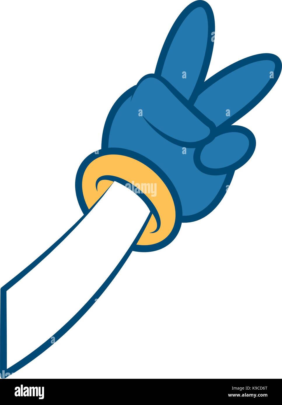 Worker glove cartoon Stock Vector Image & Art - Alamy