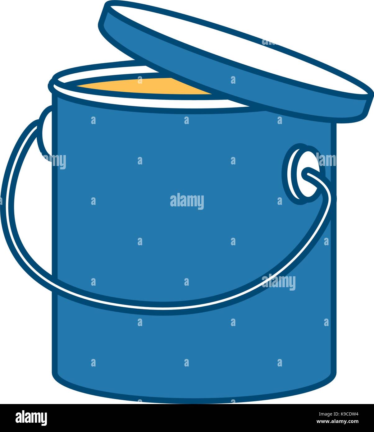 Paint bucket isolated Stock Vector Image & Art - Alamy