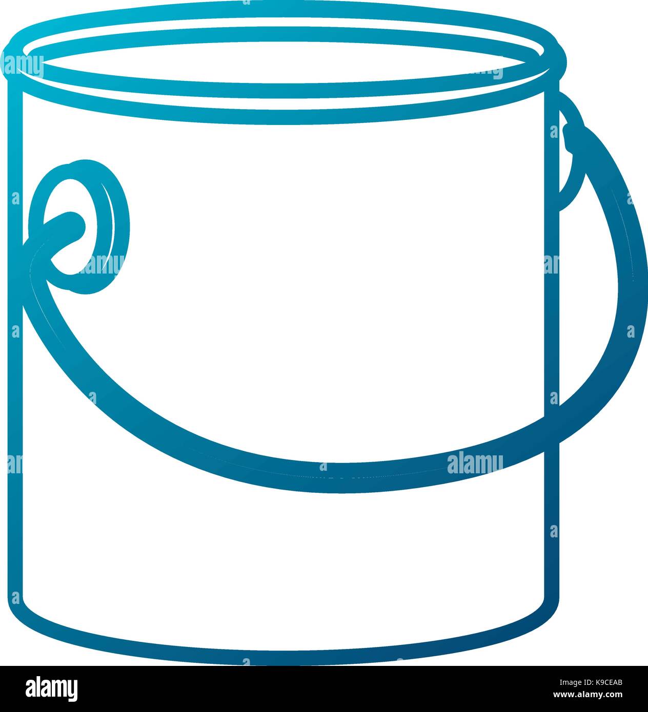 Paint bucket isolated Stock Vector Image & Art - Alamy
