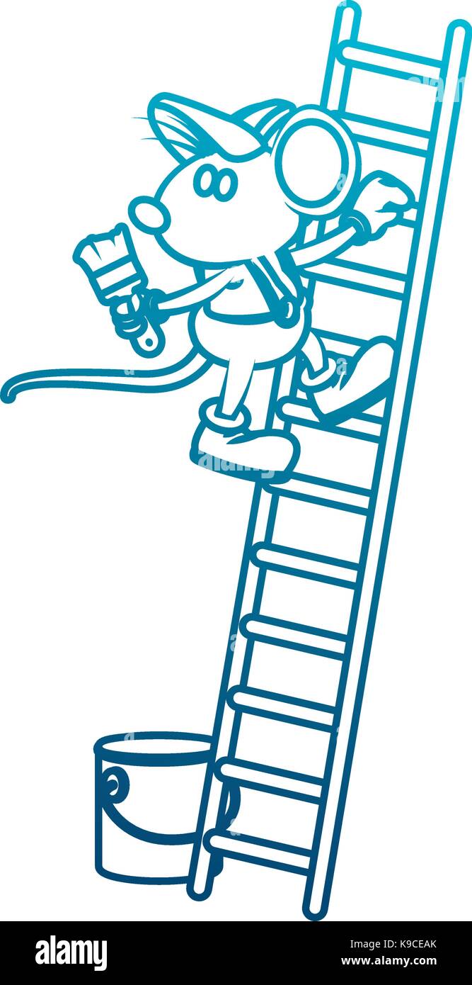 Cute mouse worker cartoon Stock Vector Image & Art - Alamy