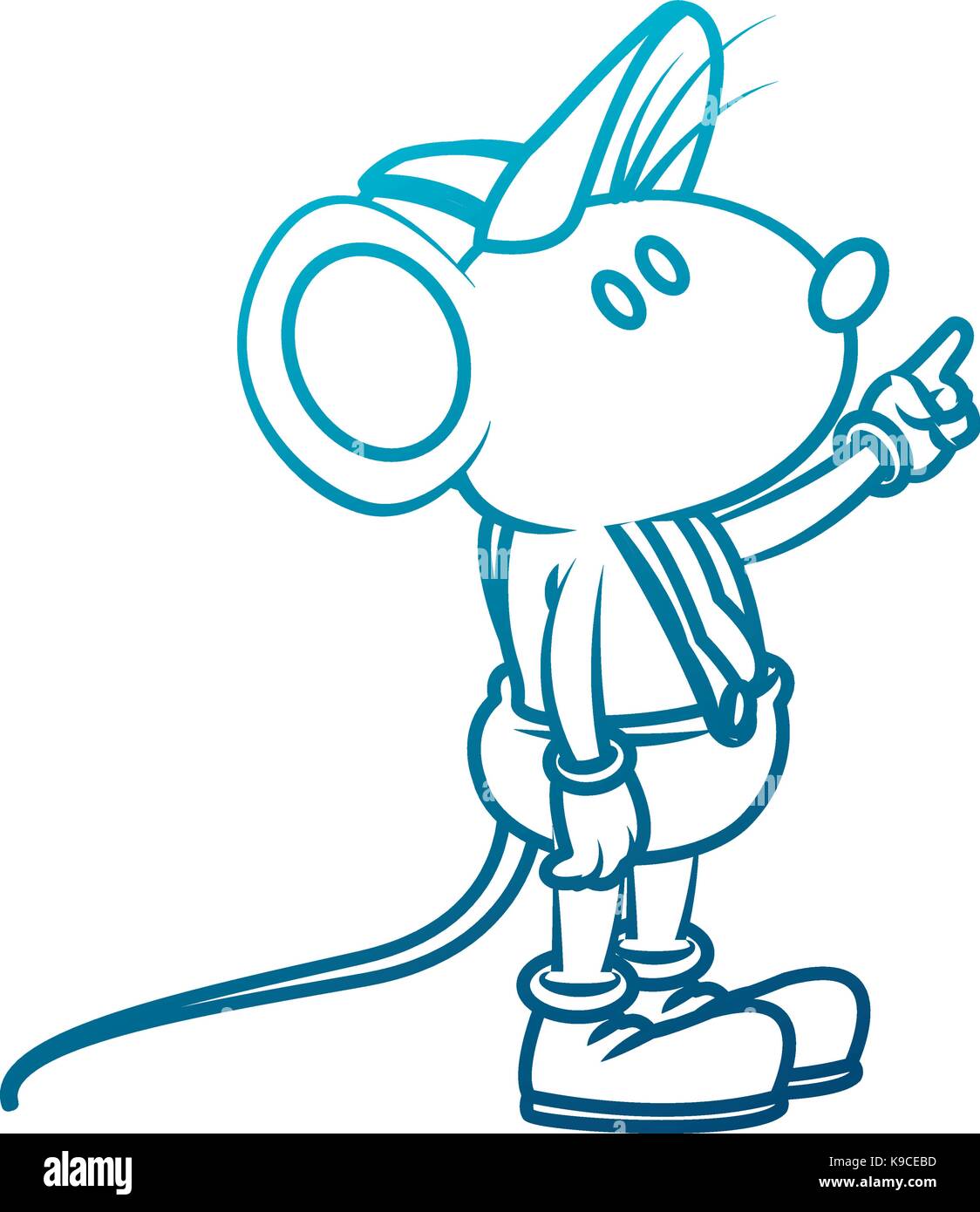 Cute mouse worker cartoon Stock Vector Image & Art - Alamy