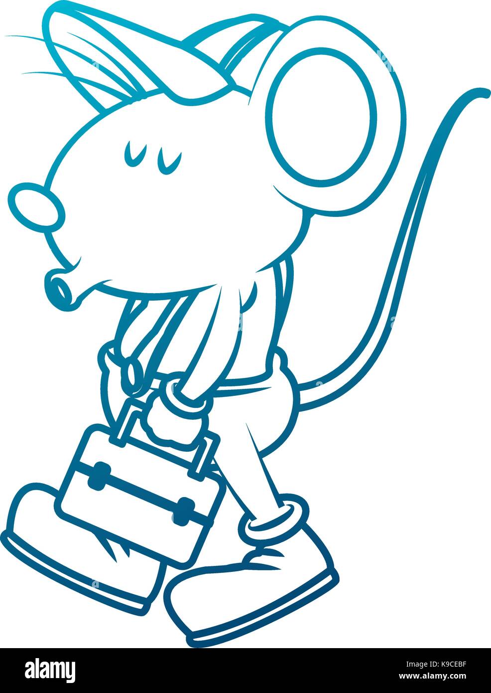 Cute mouse worker cartoon Stock Vector Image & Art - Alamy