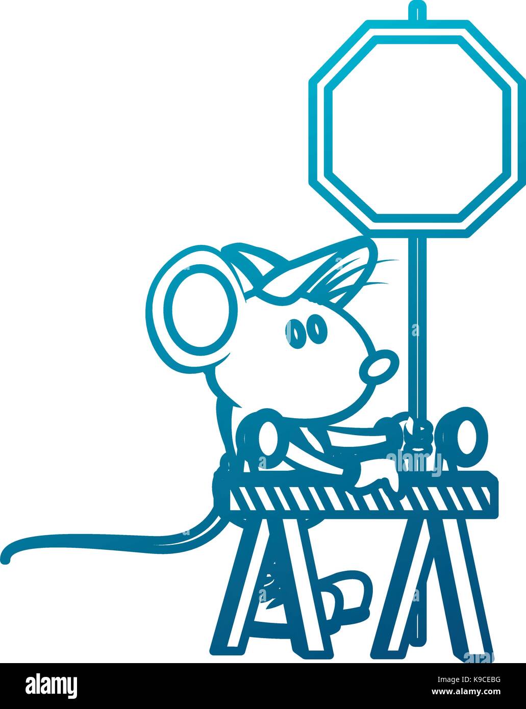 Cute mouse worker cartoon Stock Vector Image & Art - Alamy