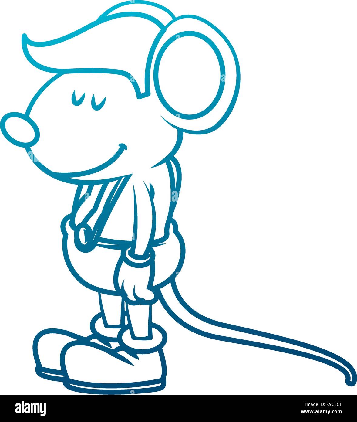 Cute mouse worker cartoon Stock Vector Image & Art - Alamy