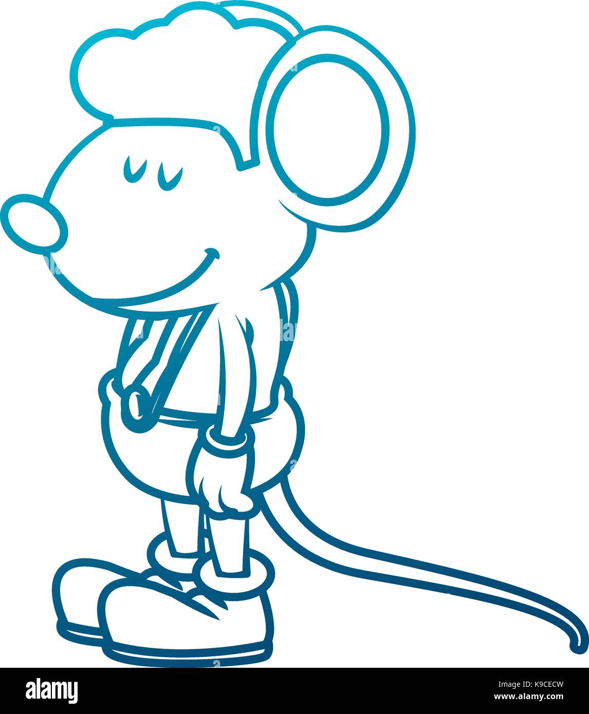 Cute mouse worker cartoon Stock Vector Image & Art - Alamy