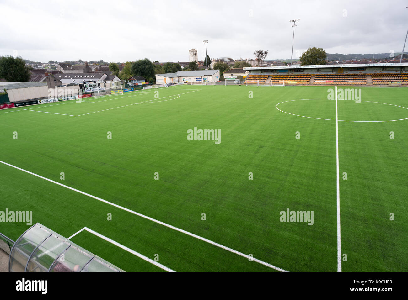 Carmarthen Town AFC new 3G pitch Stock Photo - Alamy