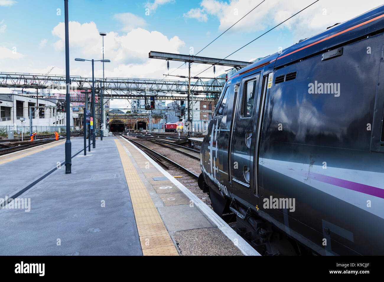 Virgin Class 91 Locomotive 91110 in Battle of Britain Memorial Flight ...