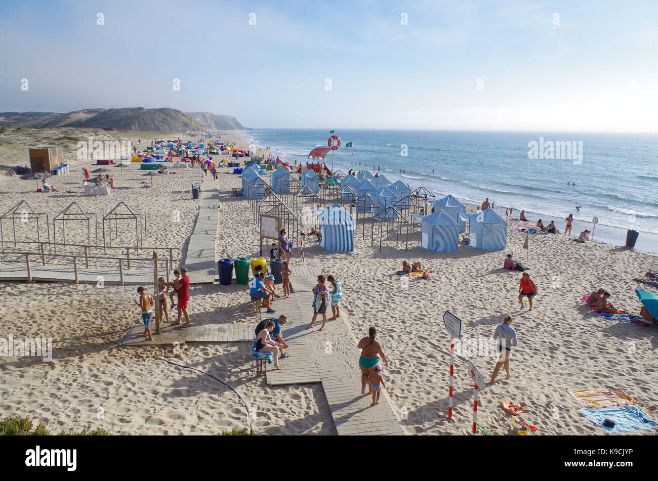 Santa Rita Beach in Torres Vedras, Portugal Stock Photo - Alamy