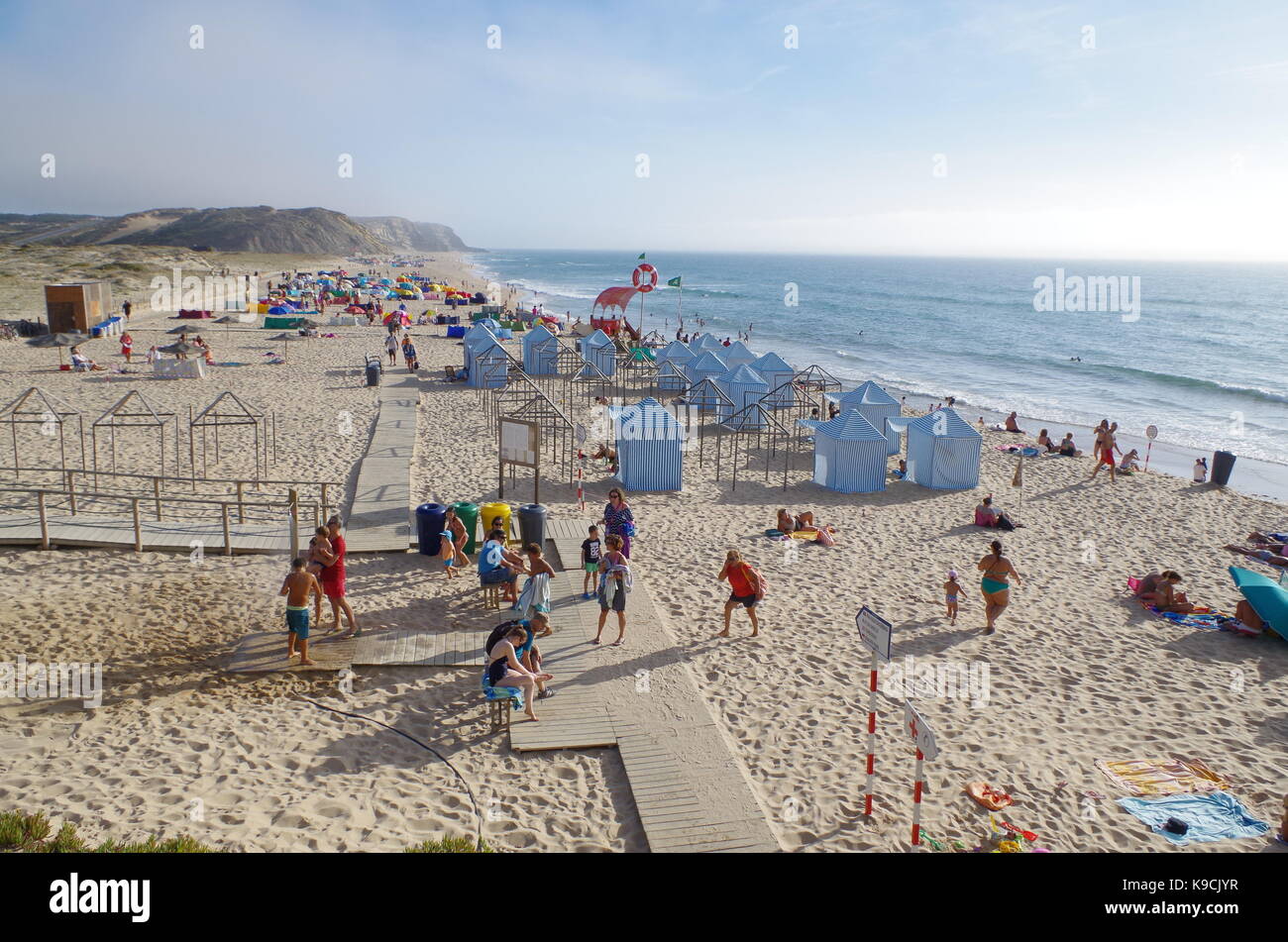 Santa Rita Beach in Torres Vedras, Portugal Stock Photo - Alamy