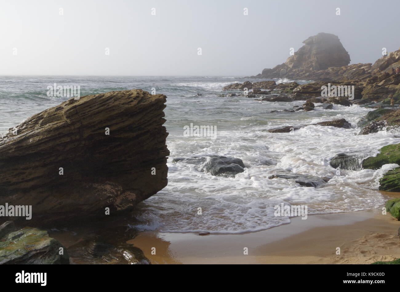 Santa Rita Beach in Torres Vedras, Portugal Stock Photo - Alamy