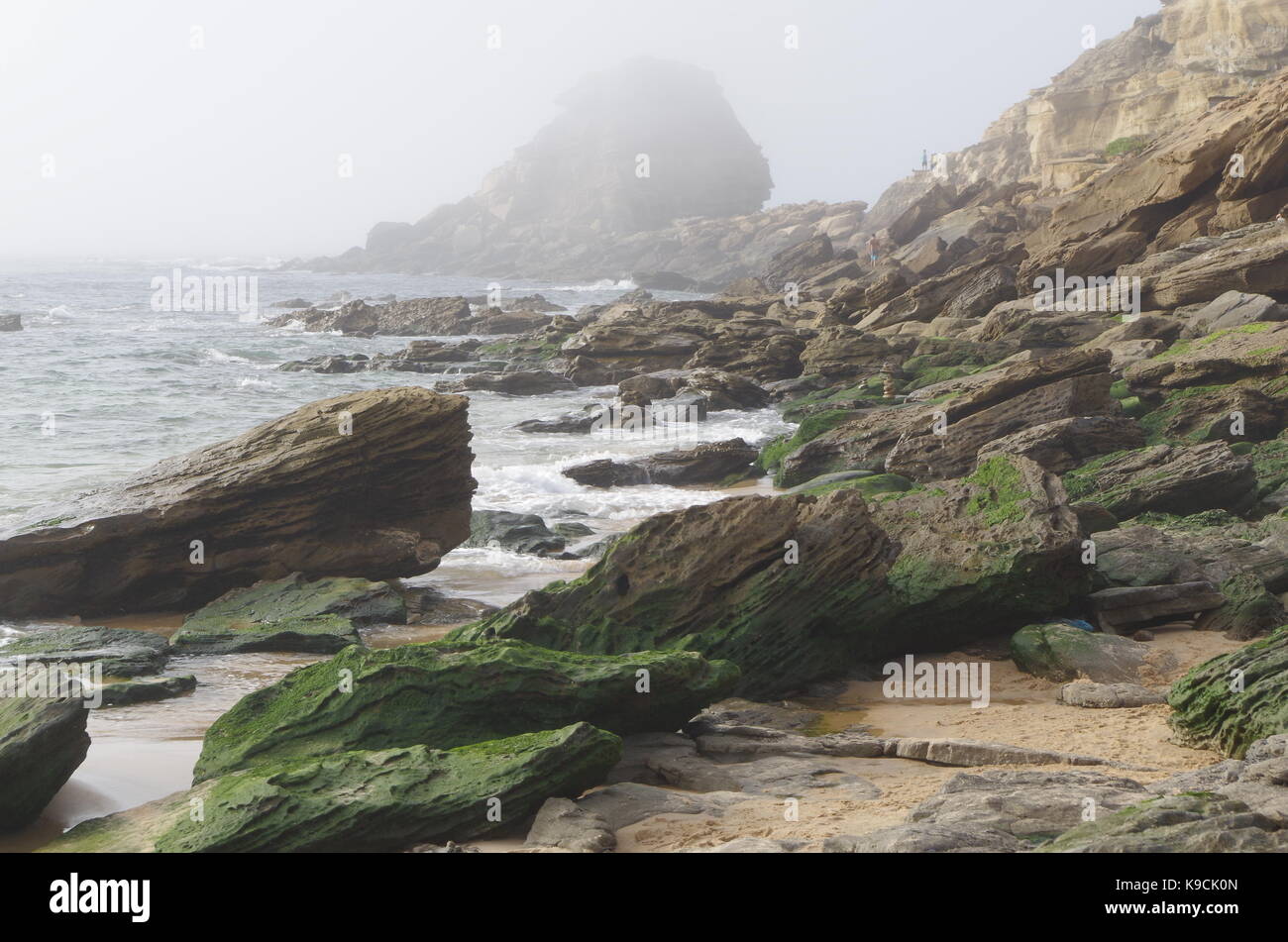 Santa Rita Beach in Torres Vedras, Portugal Stock Photo - Alamy