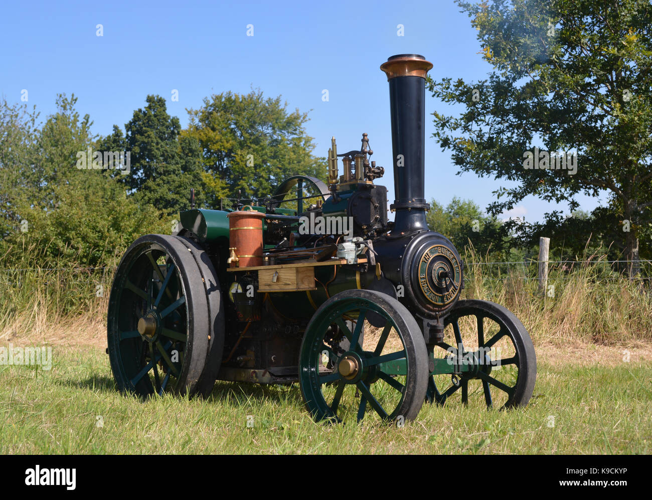 4 inch scale Burrell Traction Engine Stock Photo - Alamy