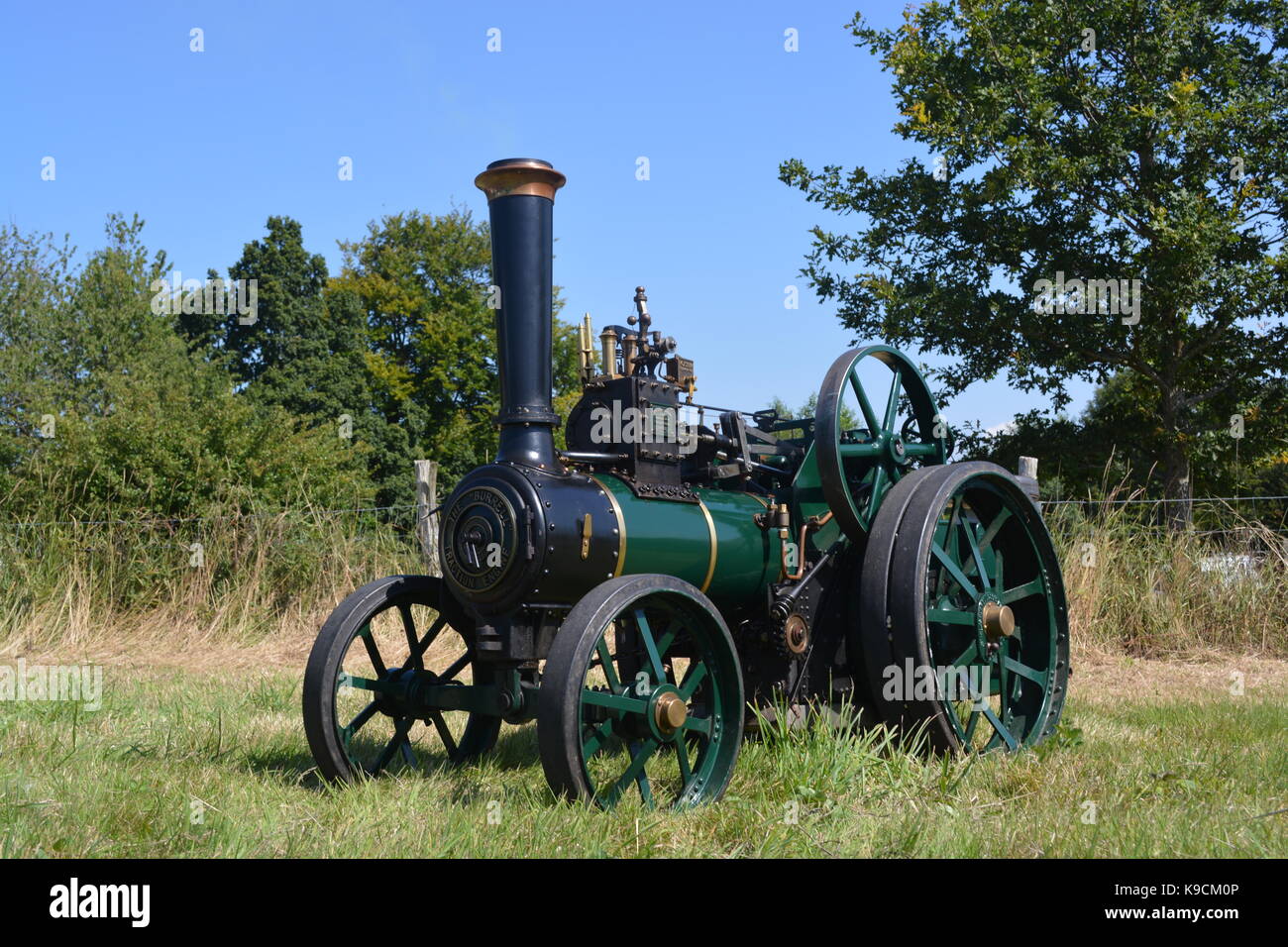 4 inch scale Burrell Traction Engine Stock Photo - Alamy