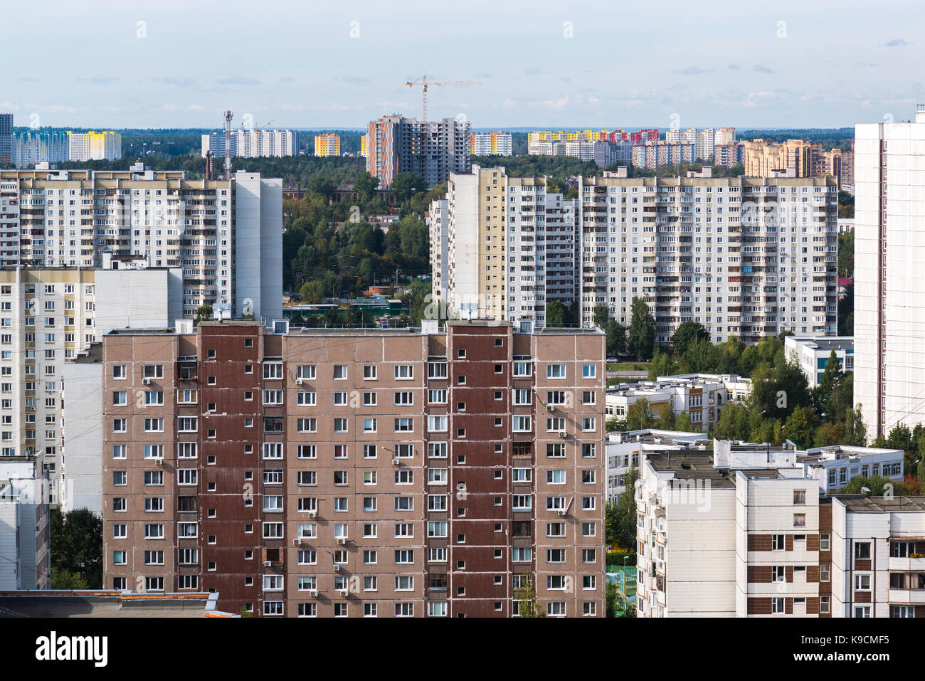 Moscow urban area hi-res stock photography and images - Alamy