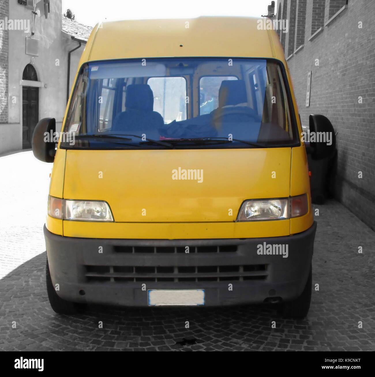 School bus face Stock Photo - Alamy