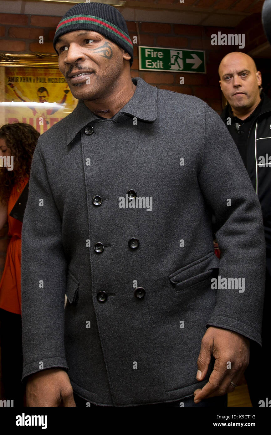Mike Tyson launches new clothing range at Lillywhite's in in London on ...