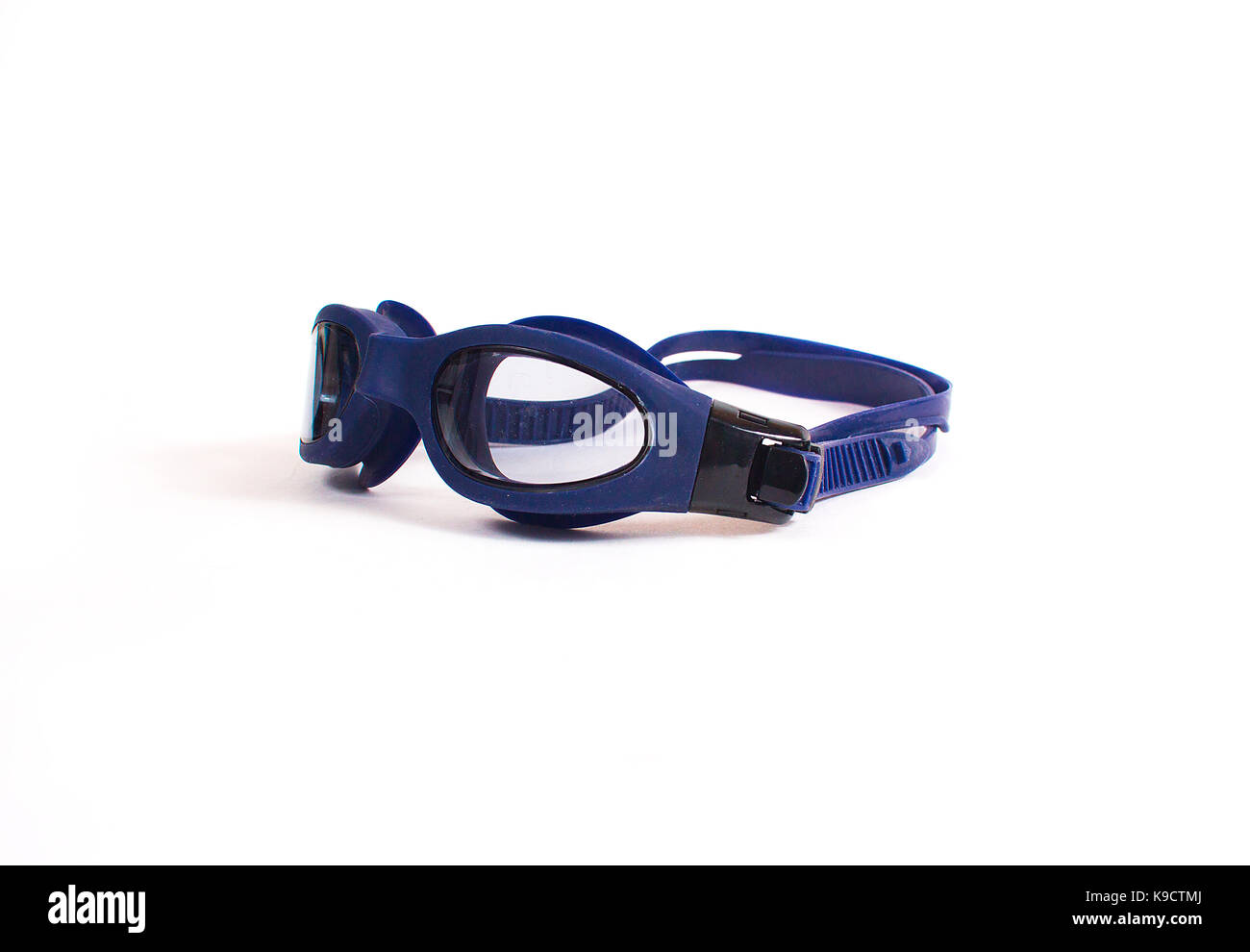 blue Swimming goggles isolated on white background Stock Photo - Alamy
