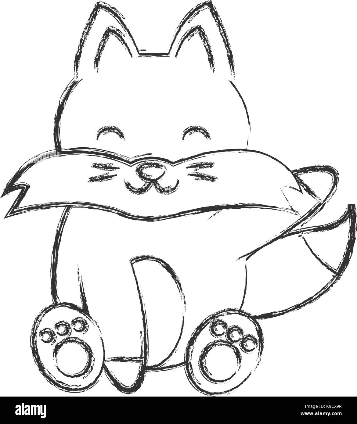 cute fox icon Stock Vector Image & Art - Alamy