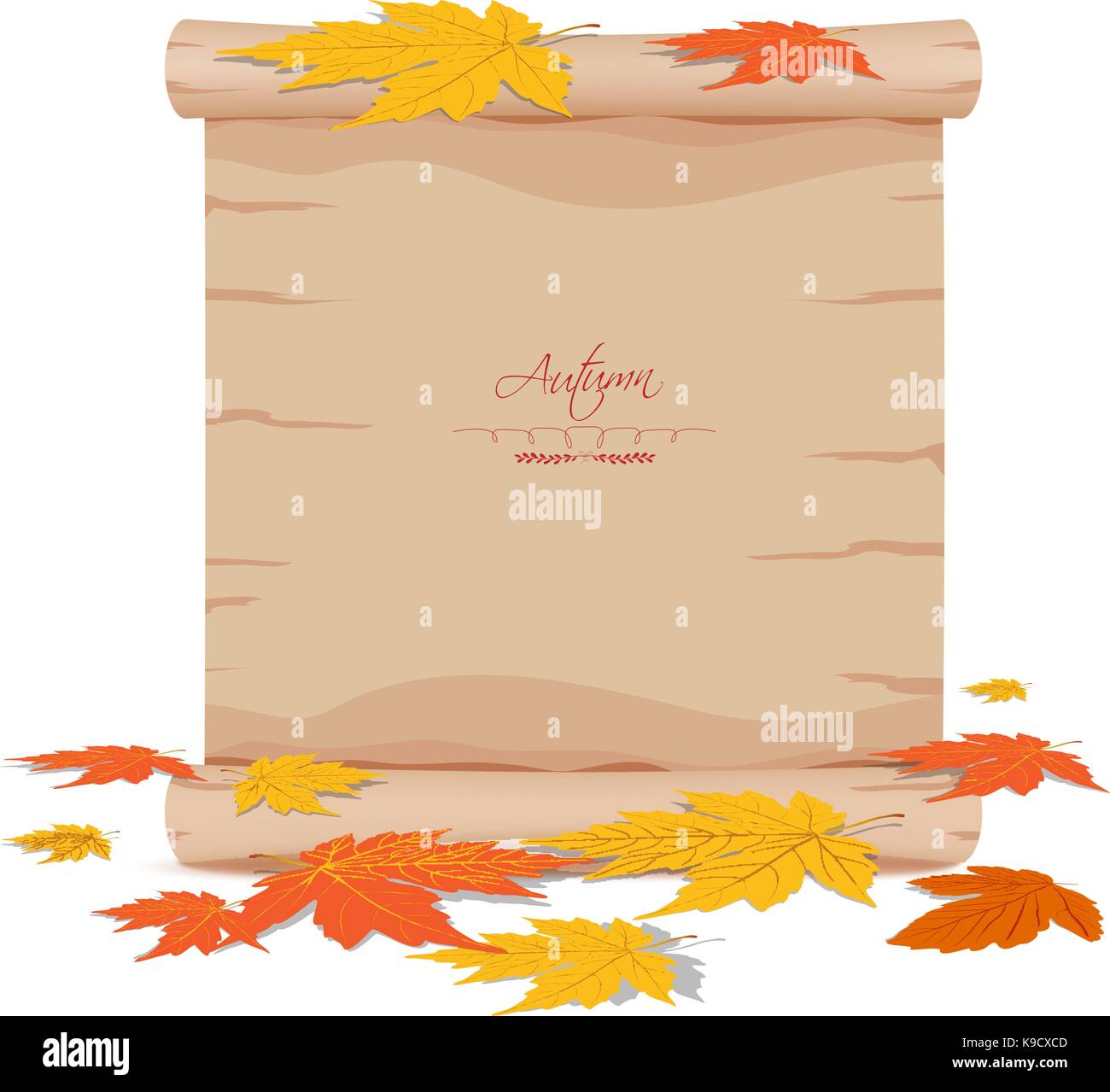 Blank leaf Stock Vector Images - Alamy