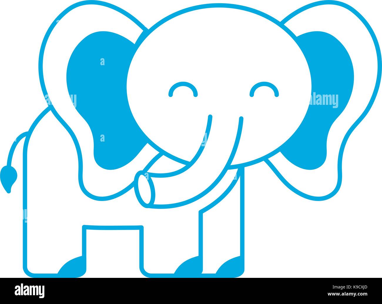 cute elephant icon Stock Vector Image & Art - Alamy