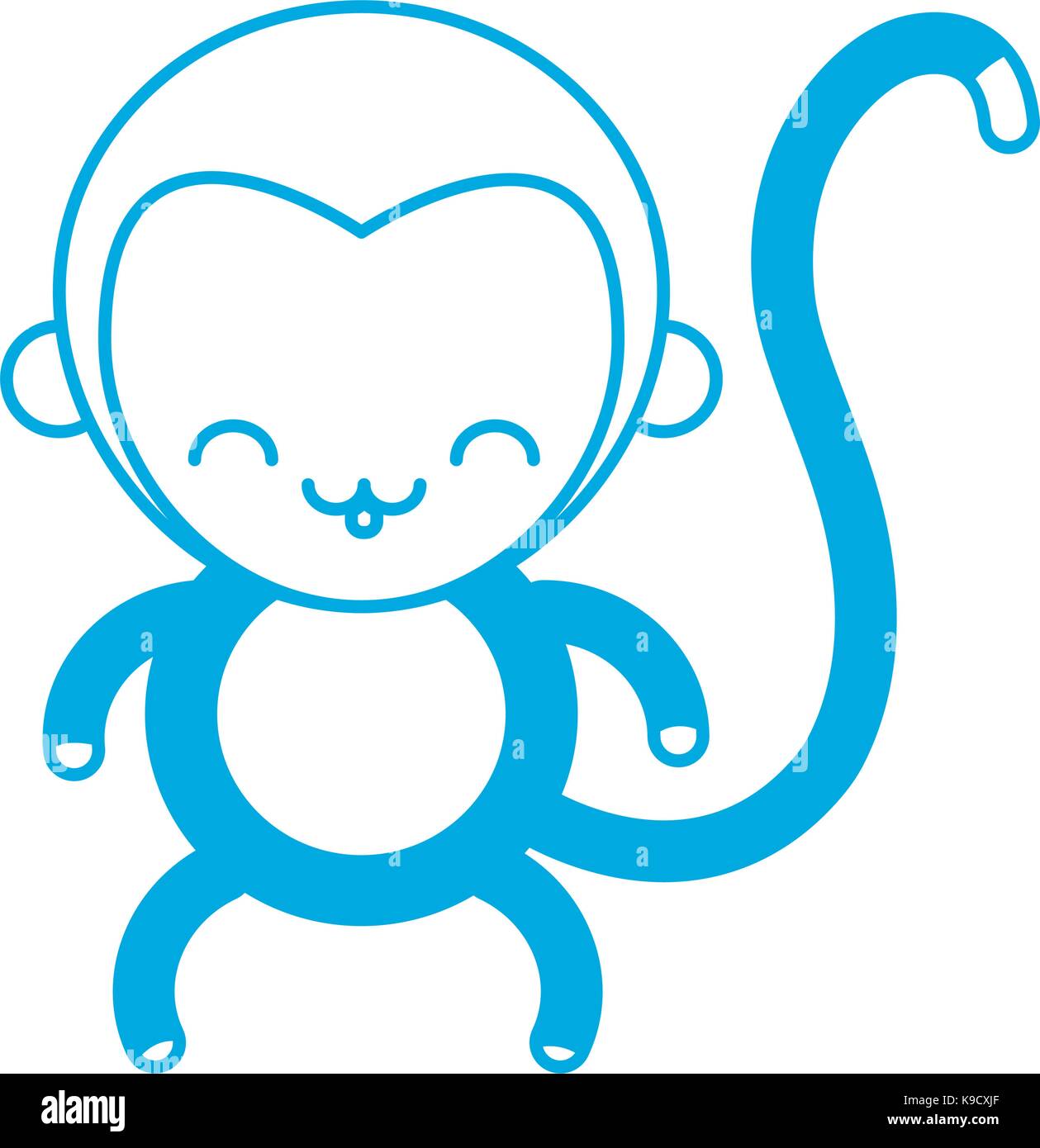 cute monkey icon Stock Vector Image & Art - Alamy