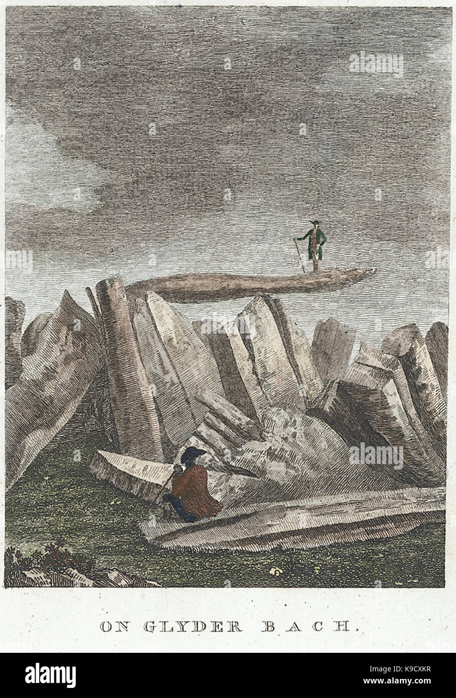 On Glyder Bach Stock Photo - Alamy